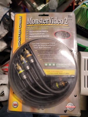 Monster Cable Video 3 MV3CV-6M (20ft) Ultra-High Performance Component ...
