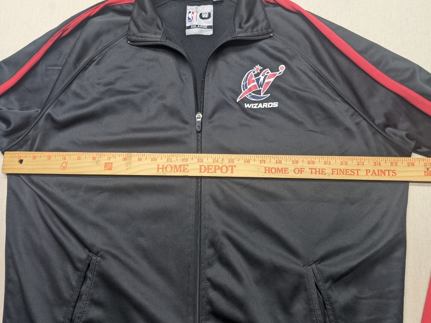 NBA UNK Washington Wizards Basketball Full Zip Track Jacket Men's Size ...