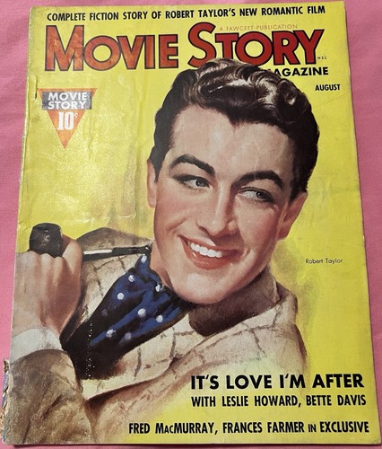 Movie Story Magazine August 1937 Vol. IX #40 ROBERT TAYLOR COVER | eBay