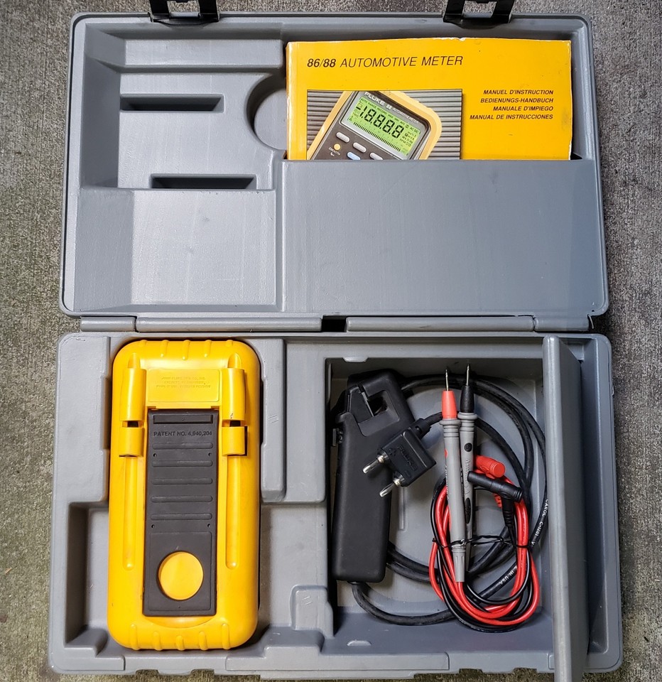 Fluke 88 Digital Automotive Multimeter w/RPM Inductive Pickup | eBay