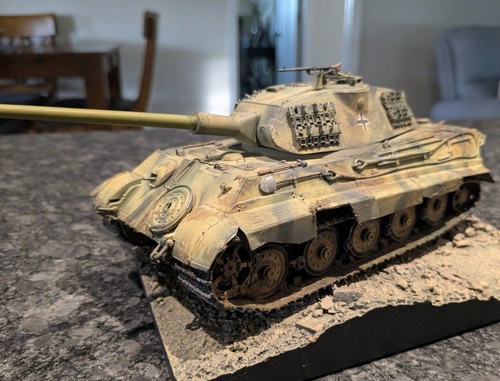 Built 1:35 German King Tiger Porsche Turret, Western Front '45 | eBay