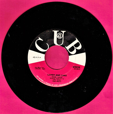 ANGEE CASTLE CANDY AND CAKE TEEN GIRL BOPPER 7 IN 45 RPM RECORD | eBay