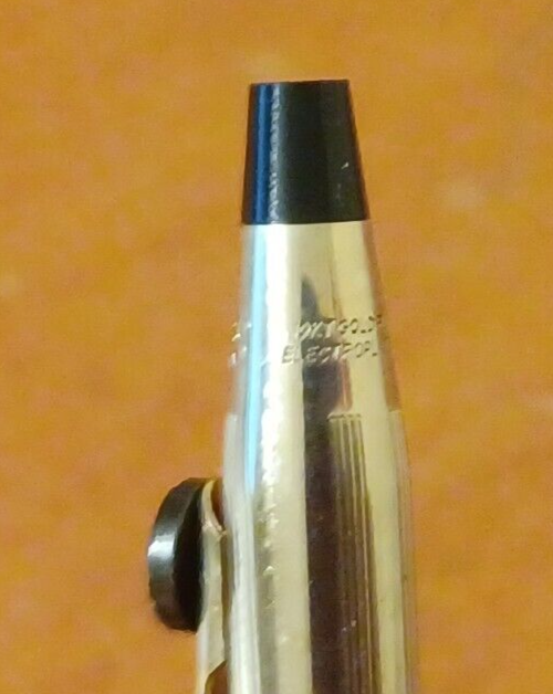 Vintage 80's Cross 10k Gold Filled W/Logo Advertising BallPoint Pen ...