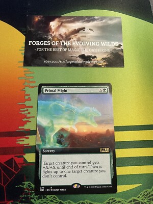 Primal Might Extended Art - MTG - Core Set 2021 M21 | eBay