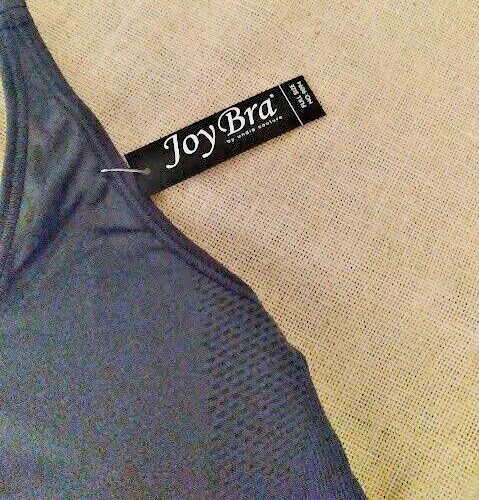 NWT Joy Bras Racer Back One Size Grey Beige Black Adjustable Straps ...