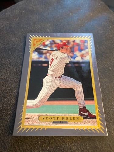 1997 Topps GALLERY SCOTT ROLEN ROOKIE BASEBALL CARD PHILLIES HOFer ...