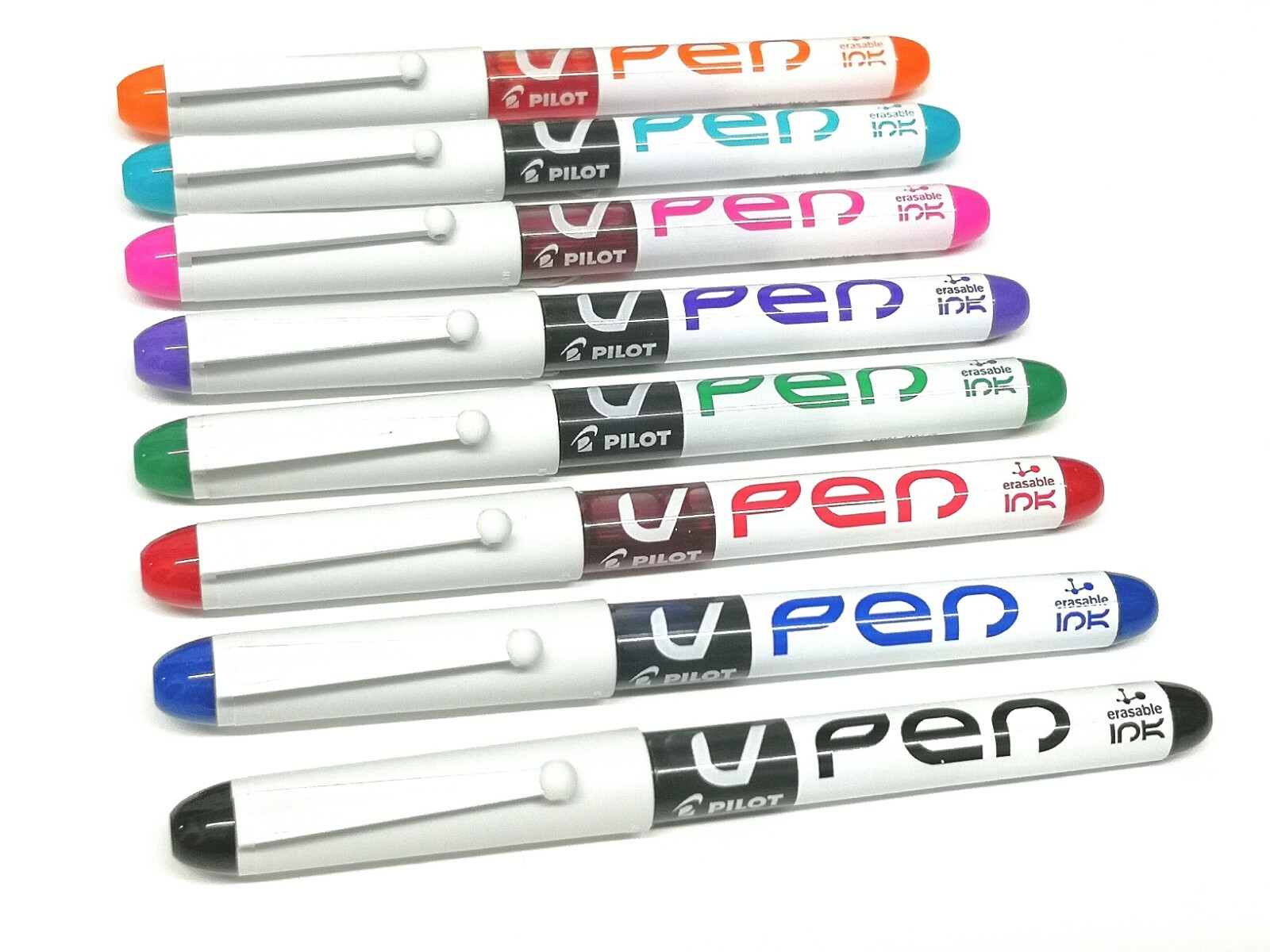 3 X Pilot VPen Svpn-4w White Barrel Medium Fountain Pen Blue for sale ...