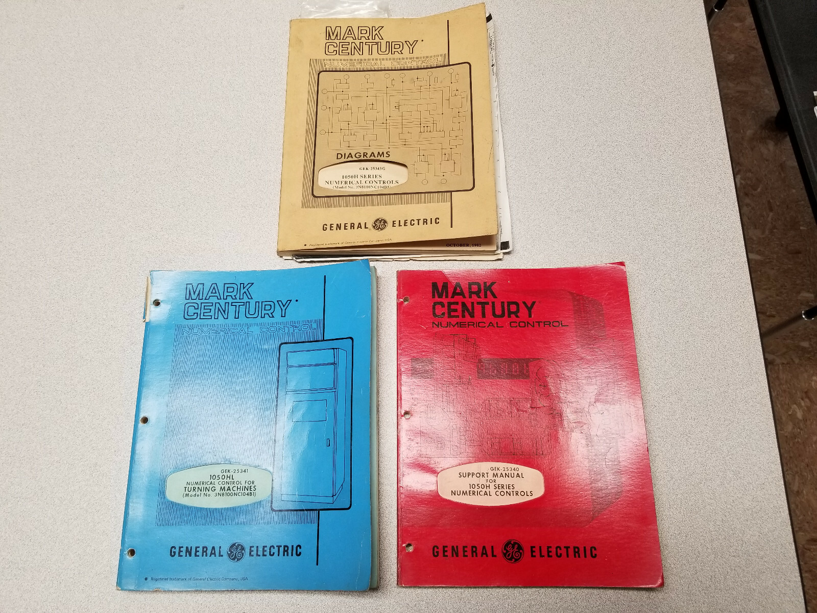 GE Mark Century 1050 and LeBlond PARTS control boards manuals parts ...