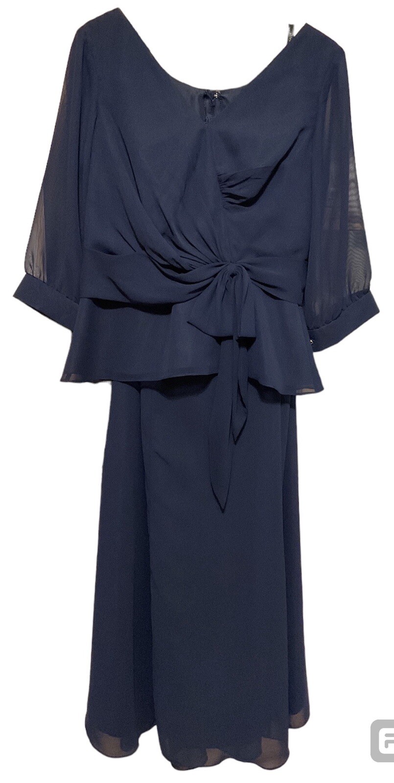 NWT Alfred Angelo Mother Of the Bride Formal Navy Two Piece Size 14 | eBay
