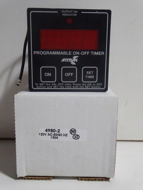 Artisan 4980-2 Programmable on off Timer for sale online | eBay