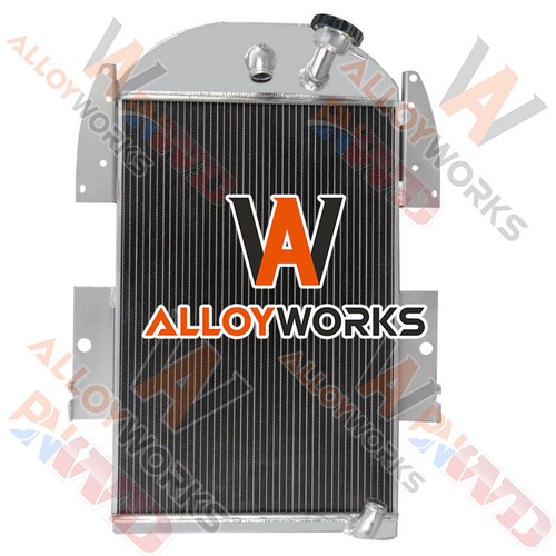 4 Row Aluminum Radiator For 1934 1935 1936 Chevrolet Pickup Truck 6 Cyl ...