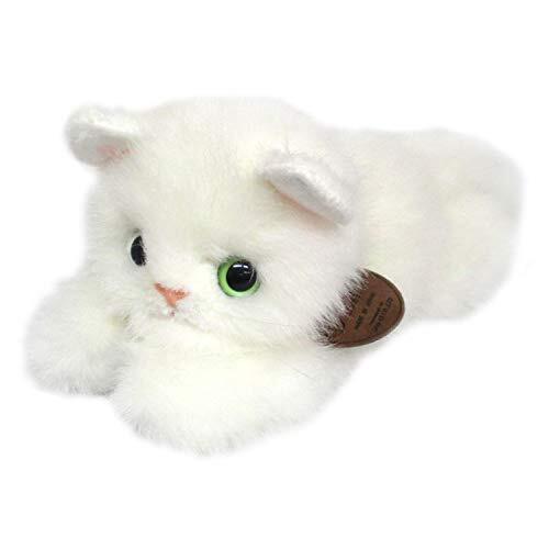 NEW Graceful Neko (made in Japan) Laid CAT White Cat Plush Tota | eBay