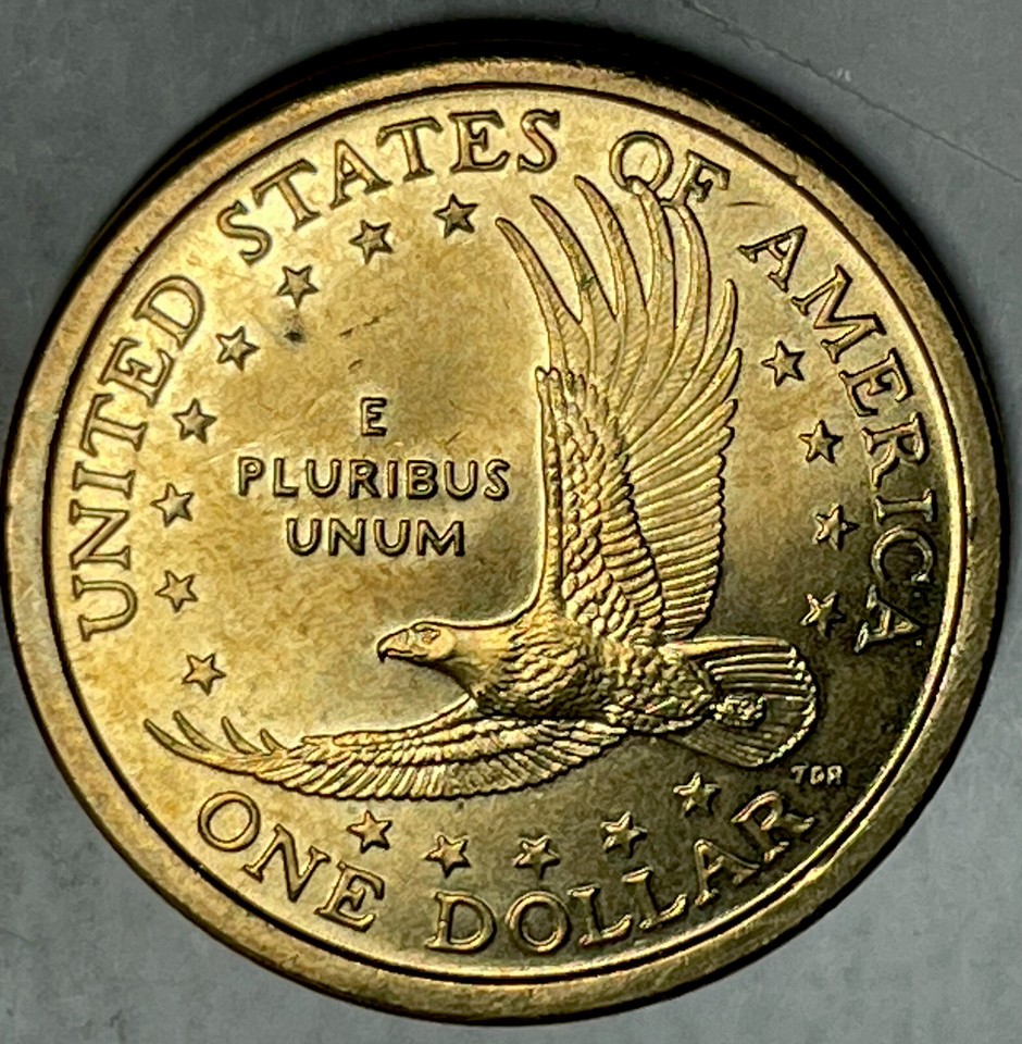 2000 D AU SACAGAWEA ONE DOLLAR COIN US LIBERTY GOLD COLOR | eBay