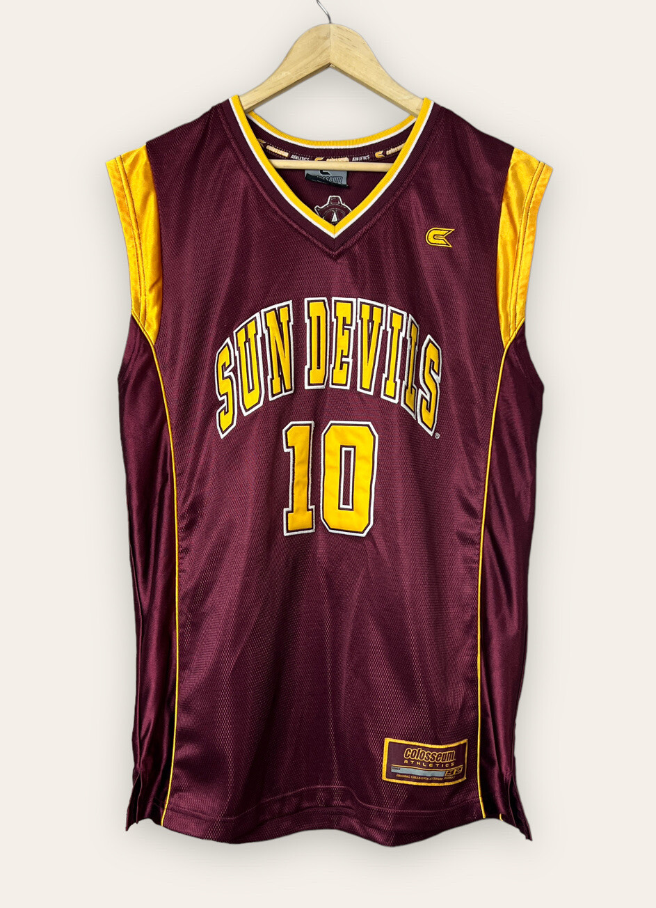Vintage ASU Arizona State University Basketball Jersey Size Medium ...
