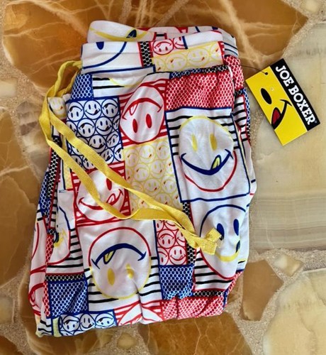 New with Tags Joe Boxers Pop Art Smiley Face Jogger Pants Pajama Pants ...