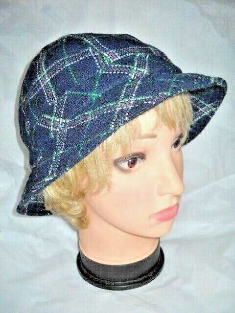 SAN DIEGO PLAID BUCKET HAT WOOL & ACRYLIC BLEND PREO… - Gem