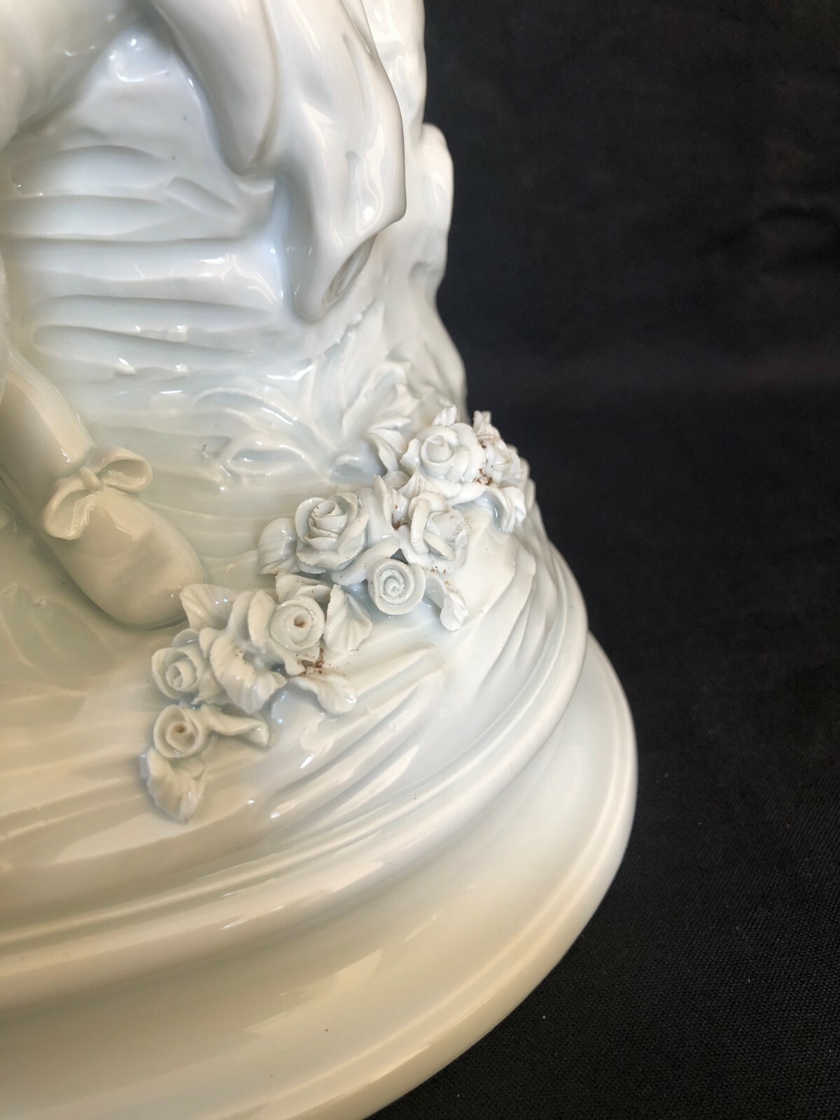 Antique porcelain figurine E. Samsung Paris . Signed Asle + EDME SAMSON ...