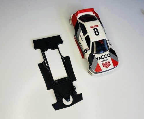 3D Printed Chassis For The Classic Scalextric SCX Audi GTO IMSA Slot ...
