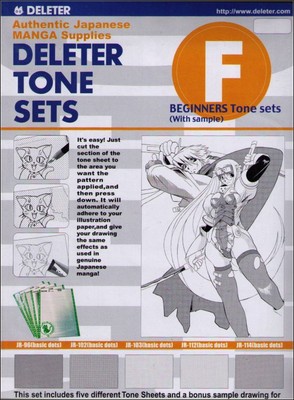 Deleter Tone Sets F Beginners Authentic Japanese Manga Supplies | eBay