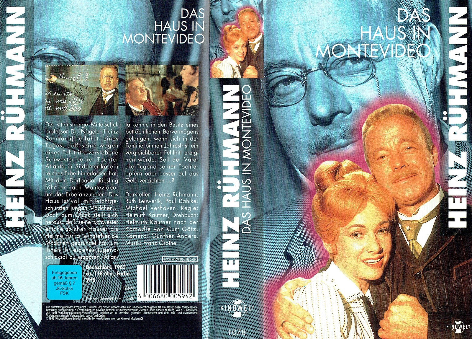 (VHS) Das Haus in Montevideo - Heinz Rühmann, Ruth Leuwerik, Paul ...
