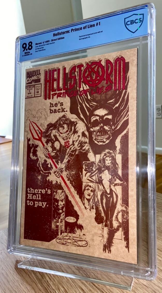 Hellstorm 1 - 1st App. (Dr. Siegel, Shaitan, and Jack Riley) CBCS 9.8 - New Slab | eBay
