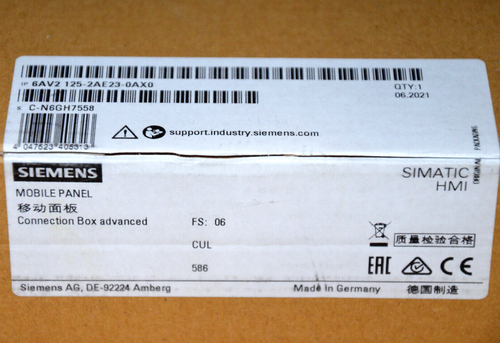Siemens 6AV2125-2AE23-0AX0 Connection Box advanced FS:06 6AV2 125-2AE23 ...