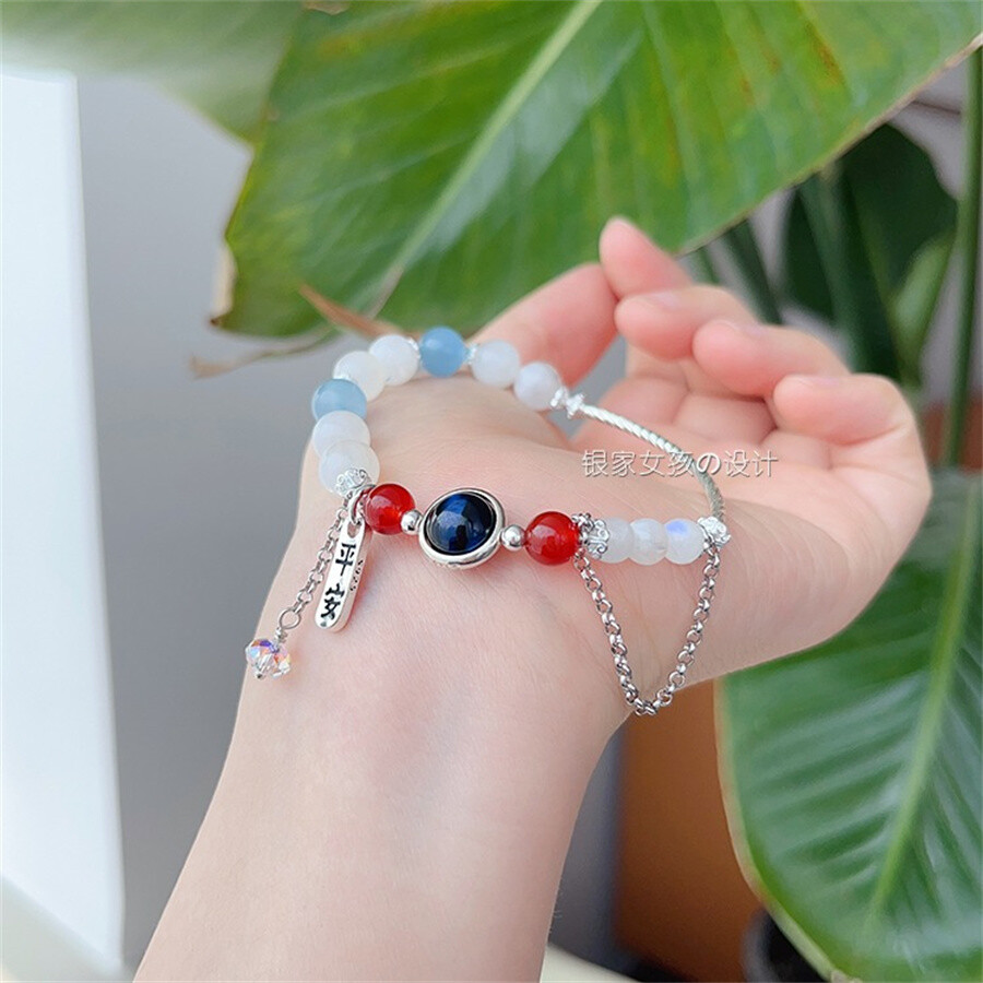 Till The End of The Moon MingYe Dan Taijin Li Susu Crystal Pearl Silver Bracelet | eBay