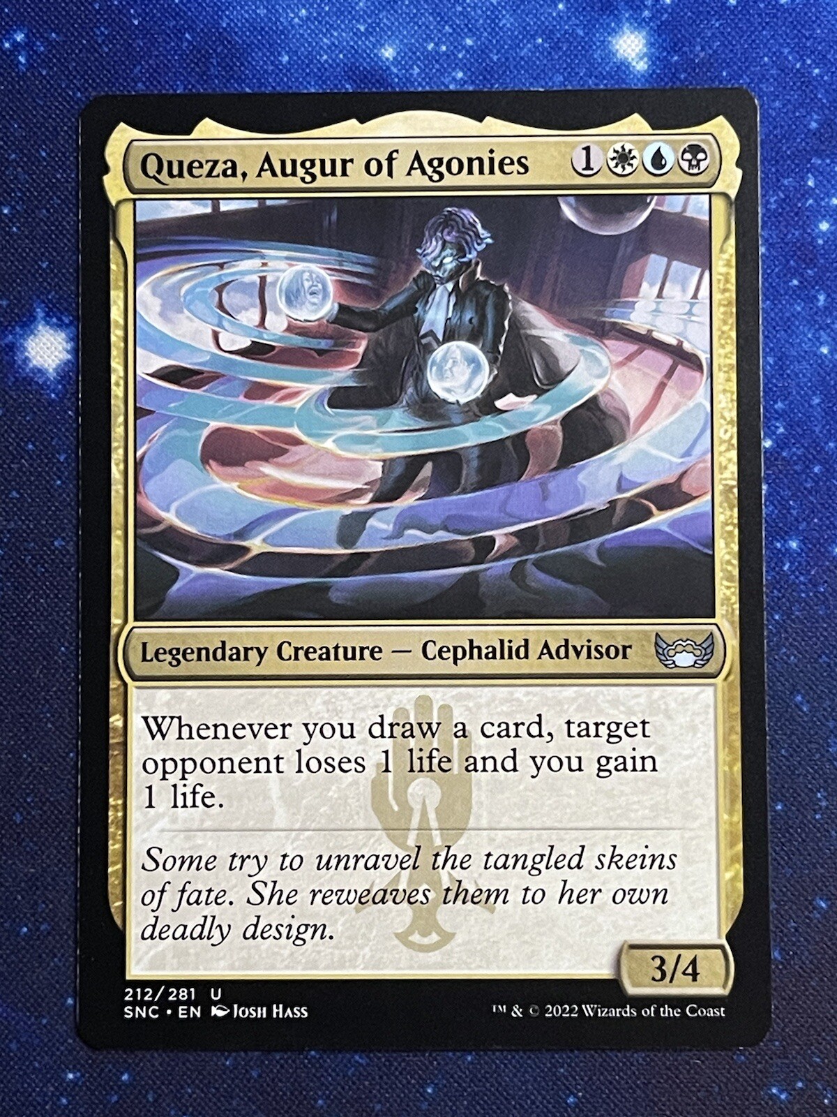 MTG Queza, Augur of Agonies Streets of New Capenna 212/281 Regular ...