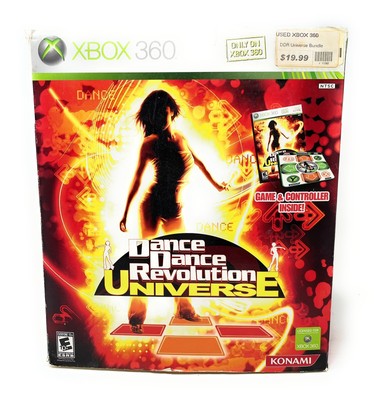 Dance Dance Revolution Universe Xbox 360 Game Dance Pad Mat With Box NO ...