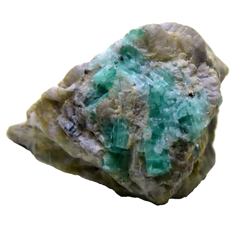 Raw emerald rock in its matrix (skin and pyrite dots) 17 grs | eBay