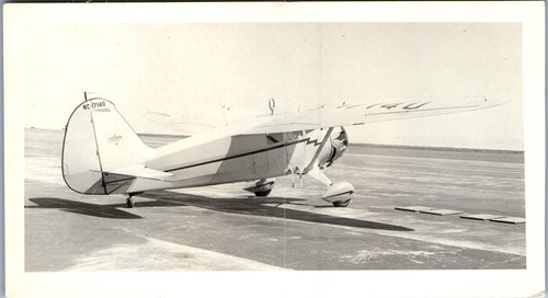 Stinson SR-10 "Reliant" Line Straight Wing Plane Photo (3 x 5) | eBay