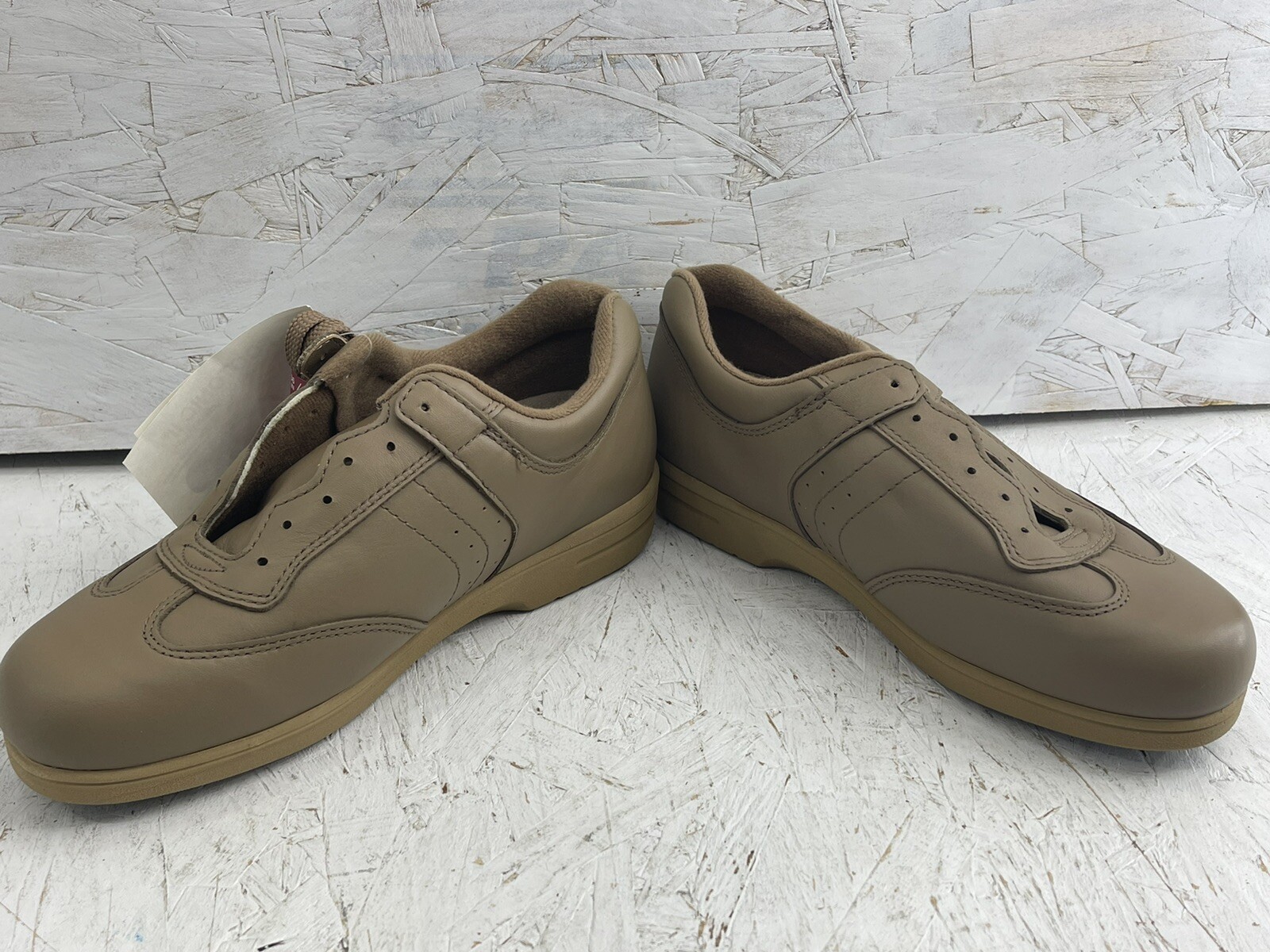 Footonic II Comfort Shoes Walkabout Walking Tan Leather Size 9C NWT | eBay