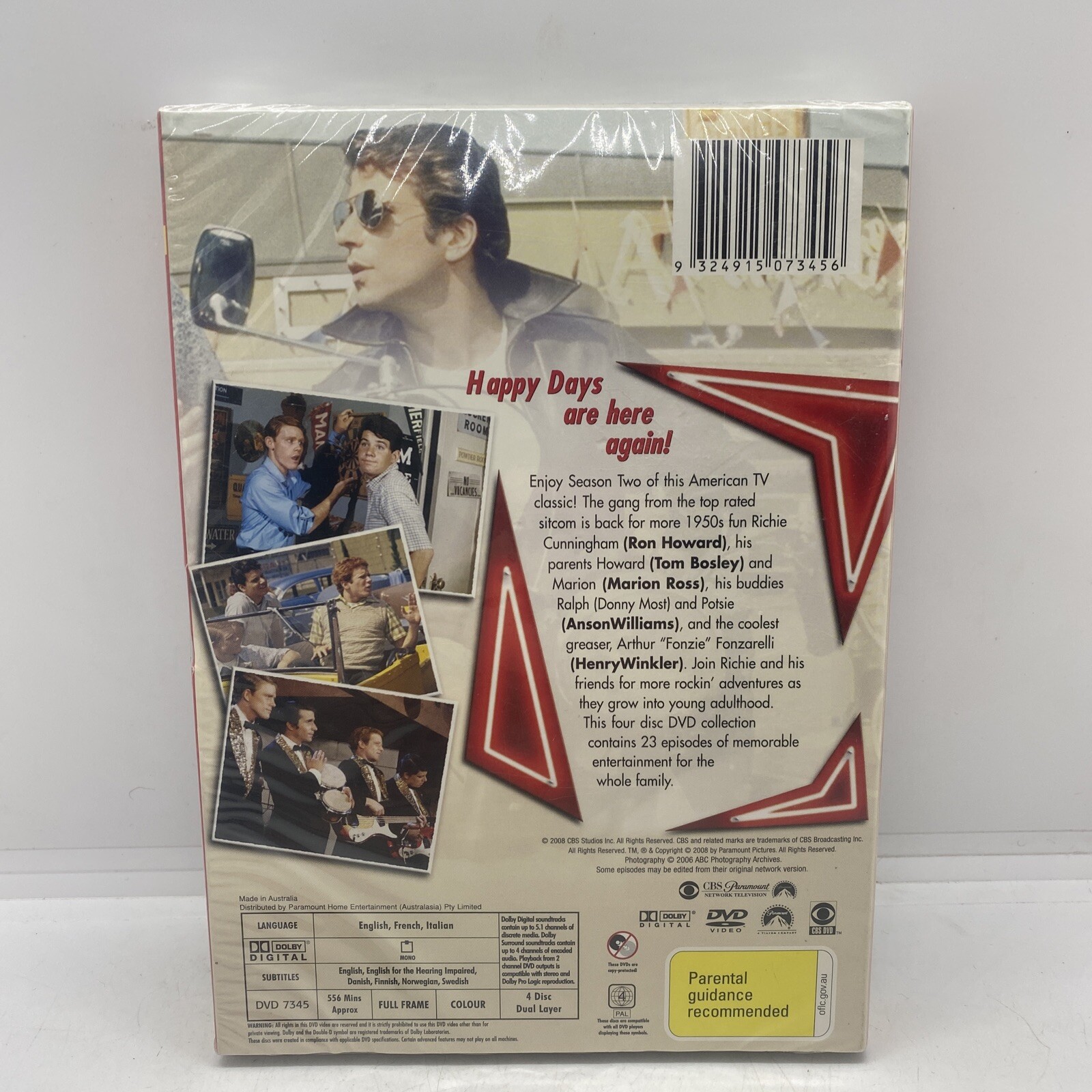 Happy Days : Season 2 (DVD, 1974) for sale online | eBay