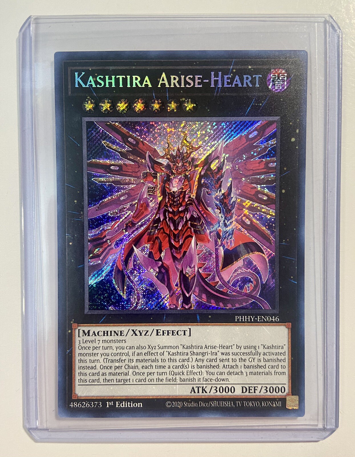 Yugioh Kashtira Arise Heart Photon Hypernova 1st Edition Secret Rare ...