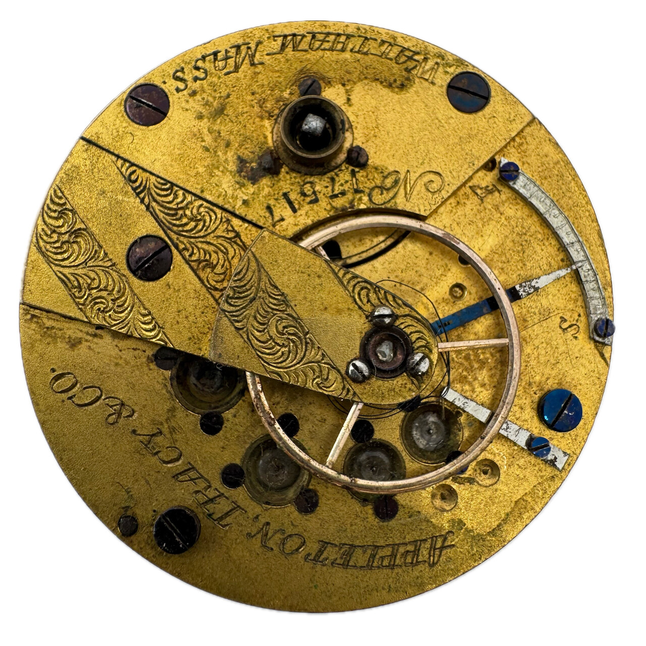 Antique 18s 1859 Appleton Tracy & Co. 16 Jewel Key Wind Pocket Watch ...