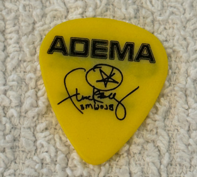 Adema Tim Fluckey Signature Guitar Pick 2002 Ozzfest Tour Stage Concert ...