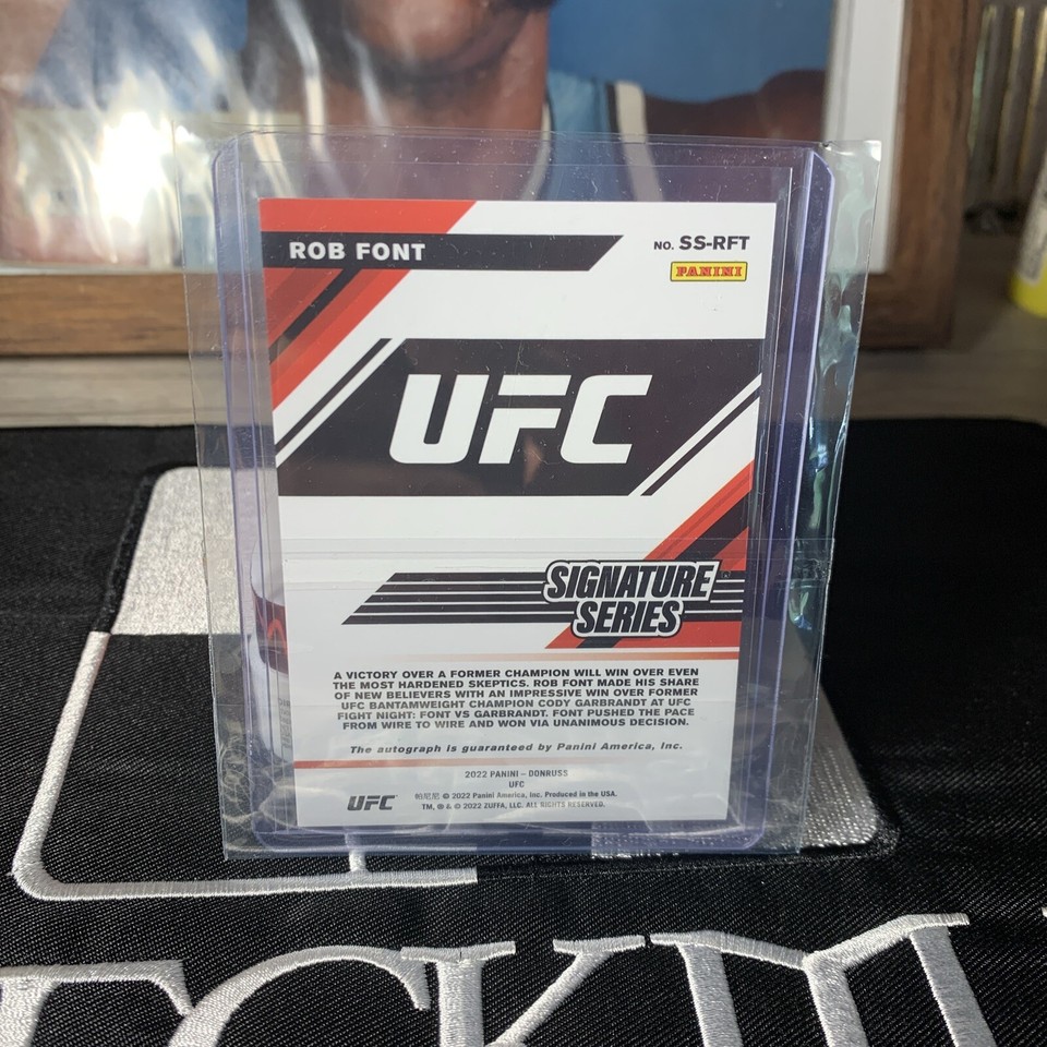 2022 Panini Donruss Optic - Rob Font Purple Holo Signature Series SS ...