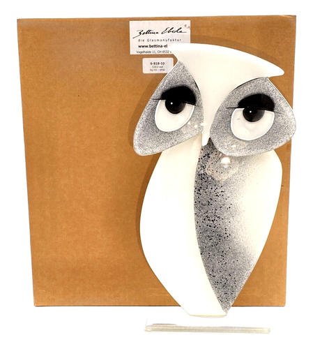LARGE BETTINA EBERLE GLASS OWL - COCO | eBay