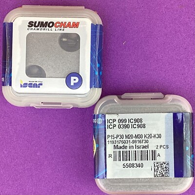 2pc ISCAR ICP 099 ICP 0390 Carbide Drill Tip; IC908🎯Machinist | eBay