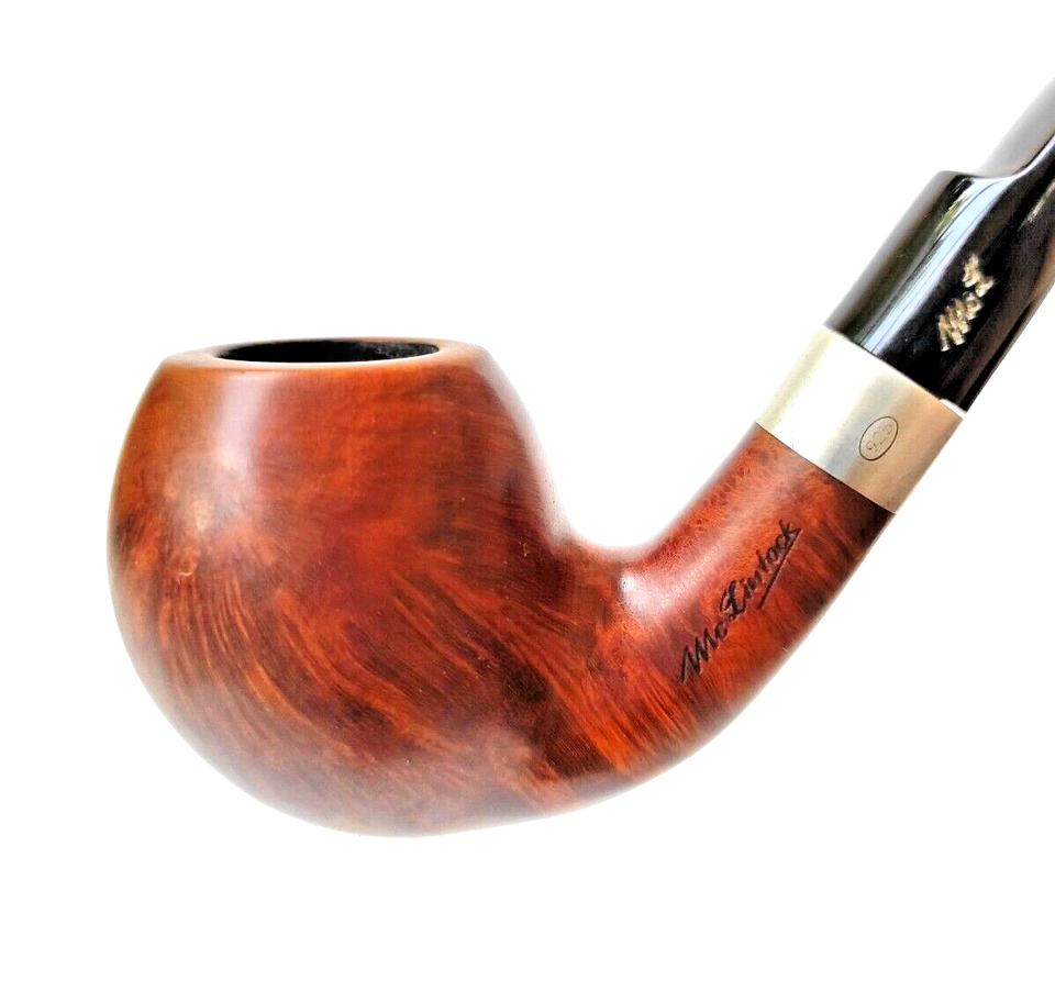 Smoking Pipe MC LINTOCK , Tobacco Pipe, Silver Briar Handmade Vintage ...