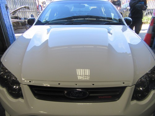 WHITE COLOUR FG F6 BONNET XT XR8 XR6 FPV GT GTP BOSS BONNET STEEL WITH ...