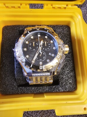 NEW INVICTA EXCURSION 44962 MASTERPIECE SWISS CHRONOGRAPH GUNMETAL ...