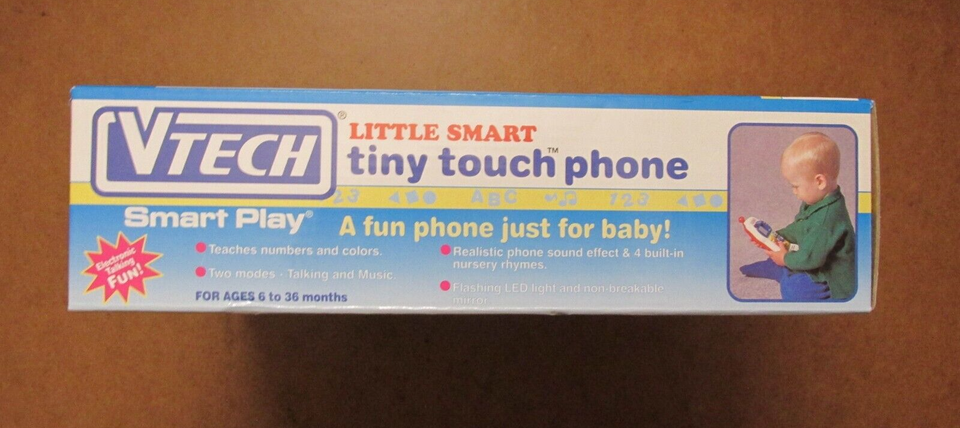 Vtech Little Smart Tiny Touch Phone Baby Learning Toy Numbers & Colors ...