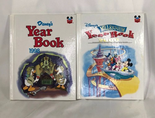 2-DISNEY'S YEAR BOOK 1998 & MILLENNIUM FIRST YEAR BOOK 2000 By Disney ...