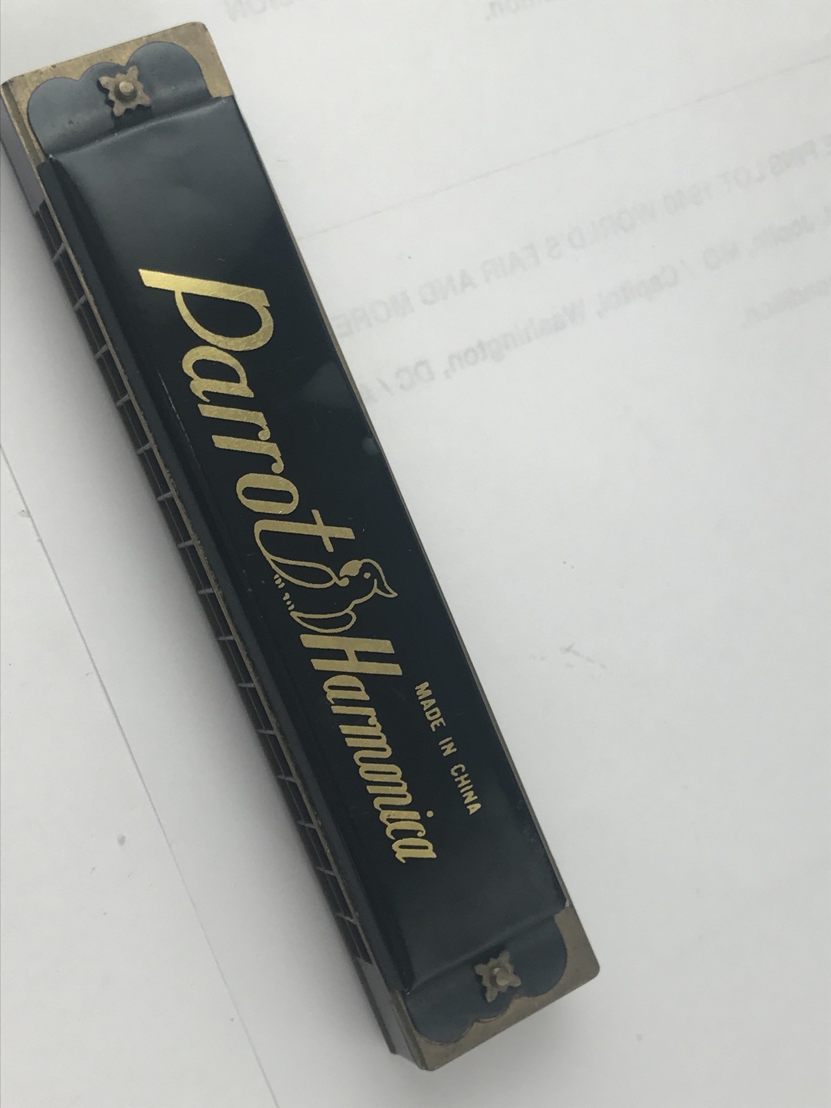 Vintage Harmonica Mouths Parrot Mod Tremolo-Mid 900 32 Holes | eBay