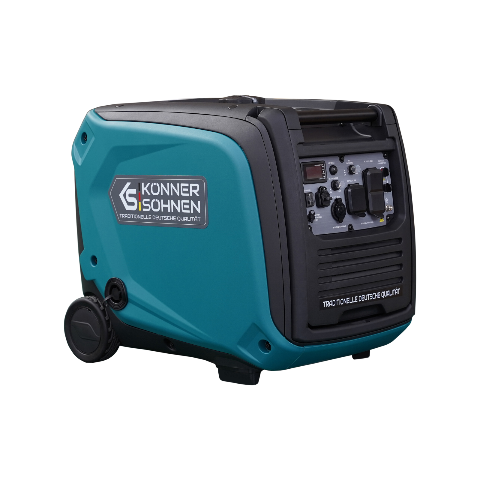 K&S German Portable Dual Fuel Inverter Generator - 4000 Watt, LPG/Gas ...