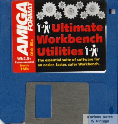 Amiga Format - Coverdisk 80A - Ultimate Workbench Utilities - Floppy | eBay