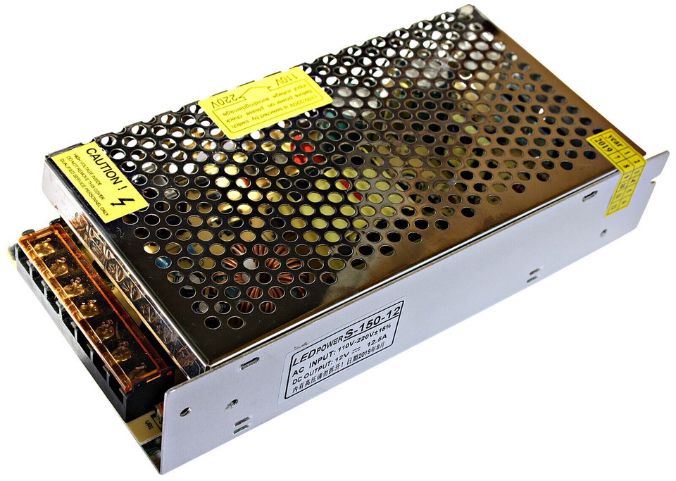 150 W Dc 12V LED Power Supply Trafo Switching Adapter Power 230V Driver ...