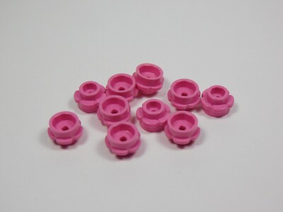 LEGO Lot of 10 Dark Pink 1x1 Flowers Plants Minifig E5 | eBay