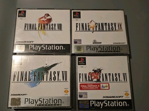 Final Fantasy Playstation 1 Games Bundle PAL FF VI VII VIII XI all ...